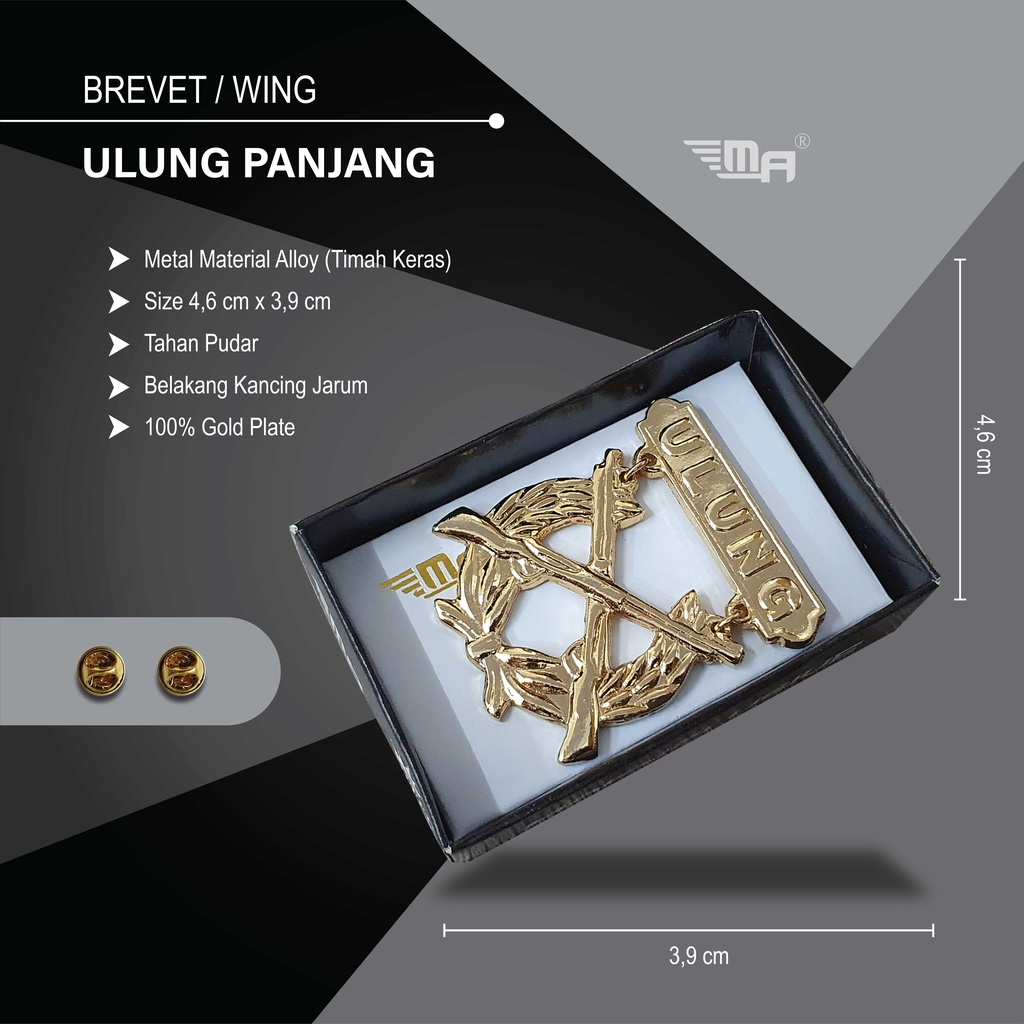 Jual WING ULUNG PDH BRIVET BREVET PIN ULUNG | Shopee Indonesia