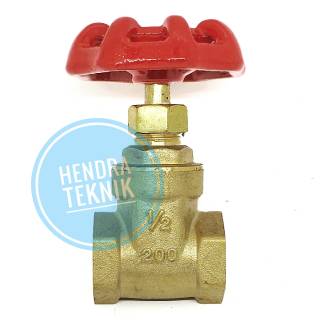 Jual STOPKRAN 1/2 KUNINGAN STOP KRAN SETENGAH INCI GATEVALVE GATE VALVE ...