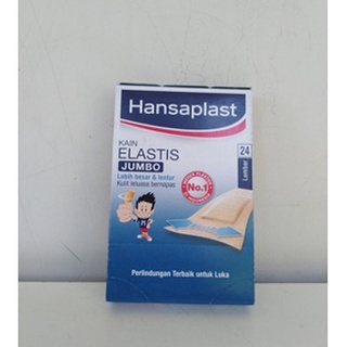 Jual HANSAPLAST JUMBO PER PC (PER BUAH) PLASTER KAIN ELASTIS UKURAN ...