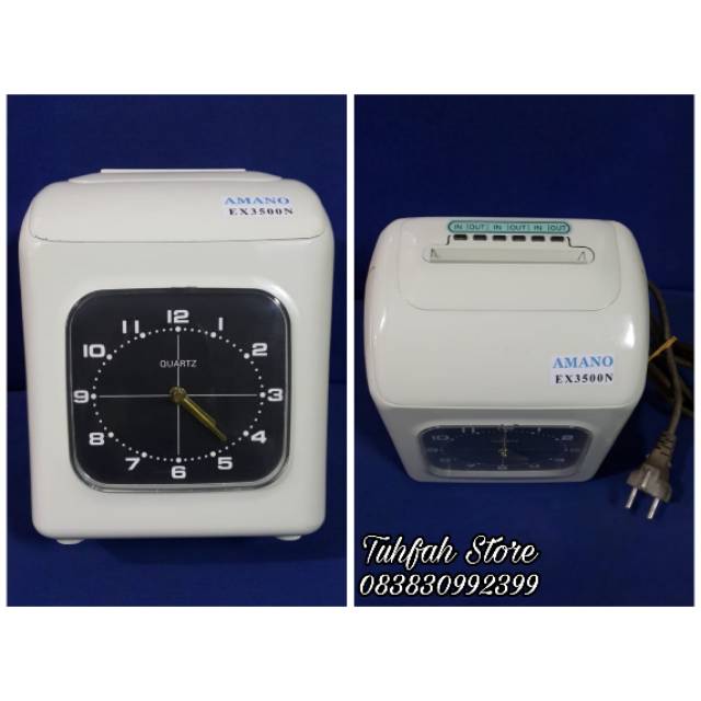 Jual Mesin Absensi Amano EX 3500N Bekas Mesin Ceklok Karyawan Murah ...