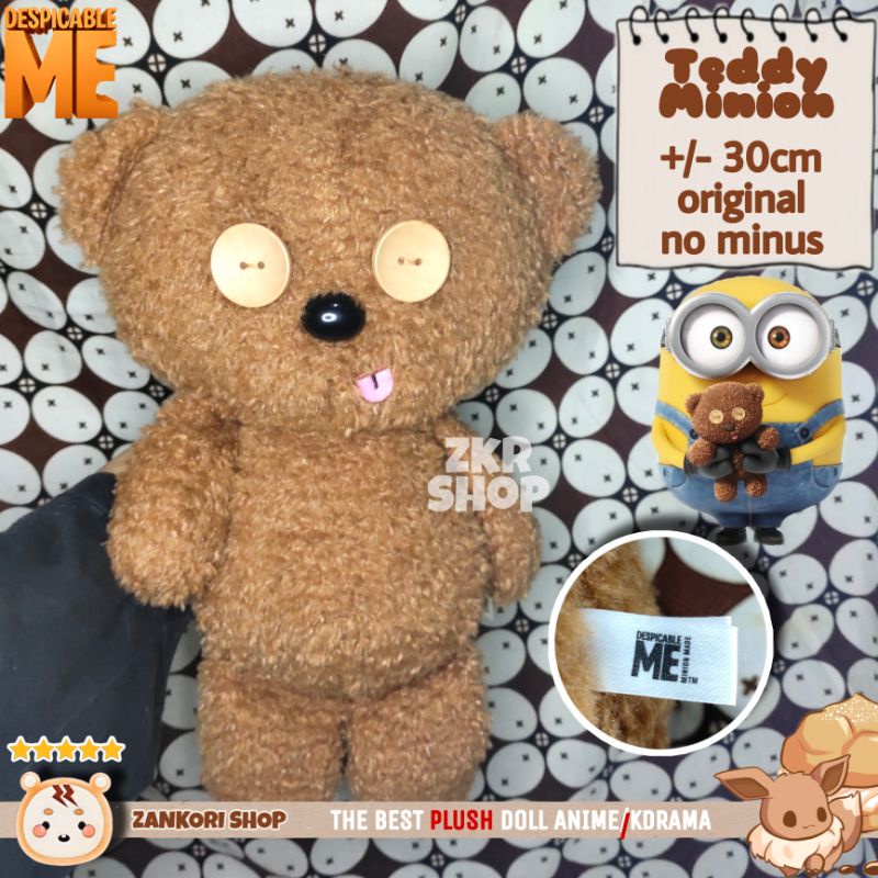 Jual RARE ITEM!!! BONEKA TEDDY TIM MINION ORIGINAL (DESPICABLE ME ...