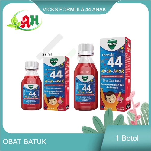 Jual Vicks FORMULA 44 ANAK ANAK KIDS Syrup - Obat Batuk Sirup Viks ...