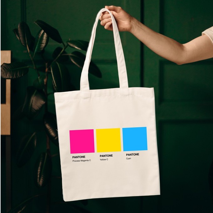 Jual Pan Colors Pantone Swatches - Pan Pride Colors Tote Bag Canvas ...
