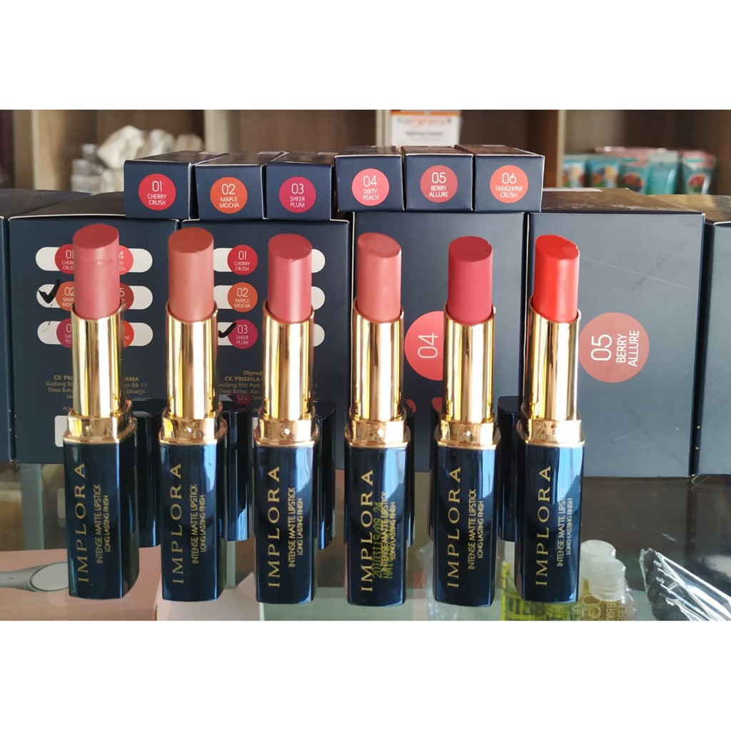 Jual IMPLORA LIPSTICK INTENSE MATTE / IMPLORA LIPSTIK | Shopee Indonesia