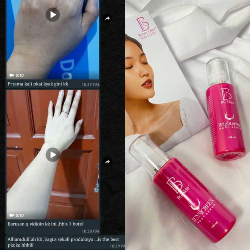 Jual HANDBODY BG Bpom, HB BG KLINIK, Hb Terlaris, 100Ml. (Original ...