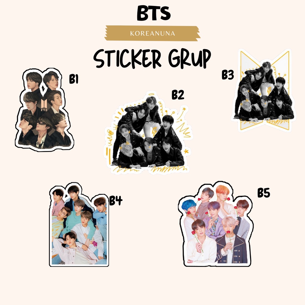 Jual Stiker Kpop idol korea Btes Grup Aesthetic Berkualitas Premium ...