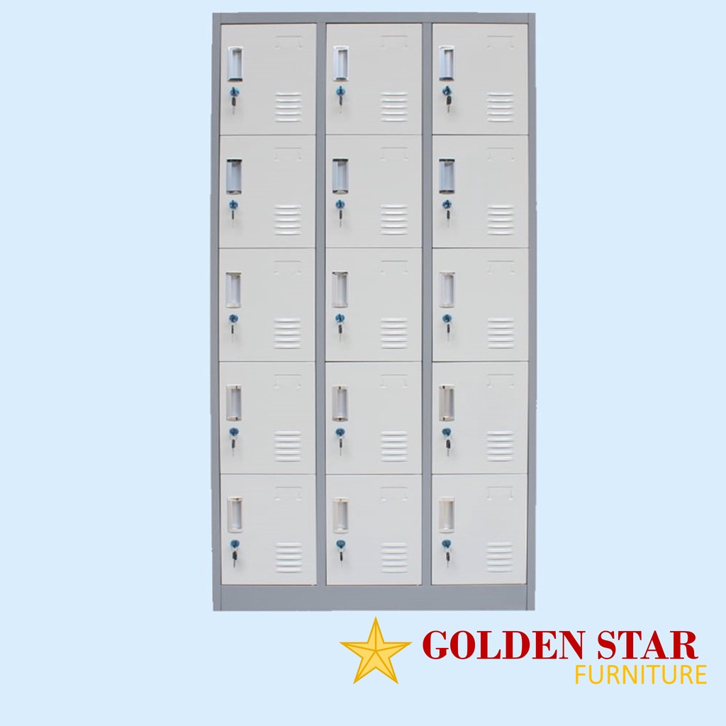 Jual Loker Locker Cabinet Besi 5 - 12- 15 Pintu GOLDEN Lemari Metal ...