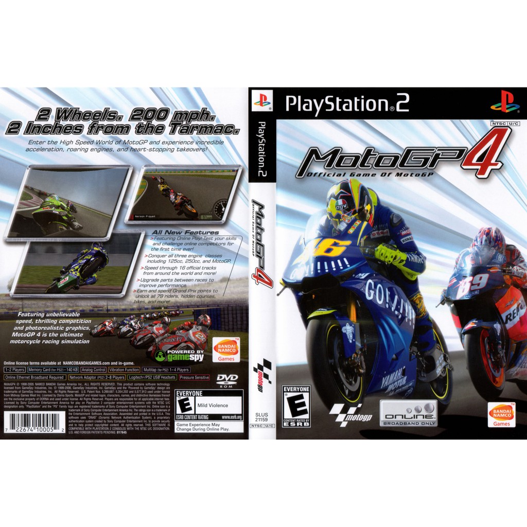 Jual MotoGP 4 - KASET PS2 - GAME PS2 | Shopee Indonesia