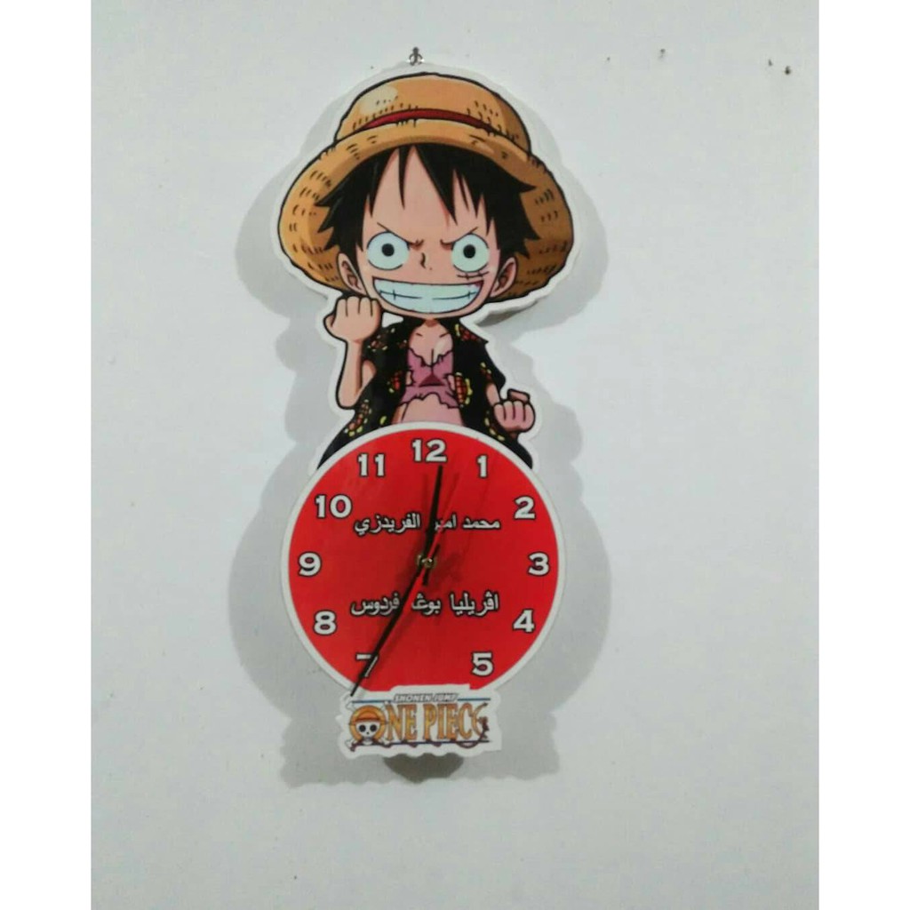 Jual JAM KAYU ONE PIECE/JAM KAYU VINTAGE/JAM KAYU CUSTOM | Shopee Indonesia