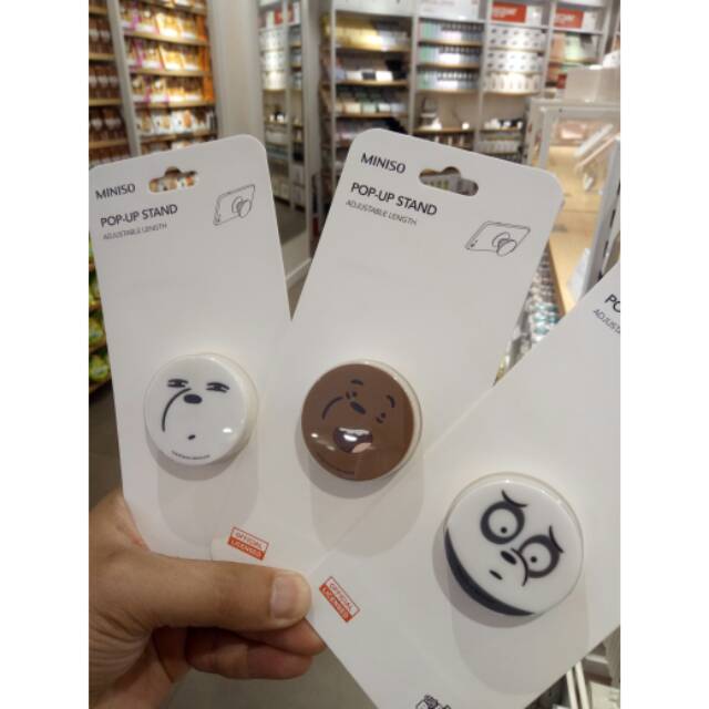 Jual MINISO - Popup Stand for All type Smartphone | Shopee Indonesia