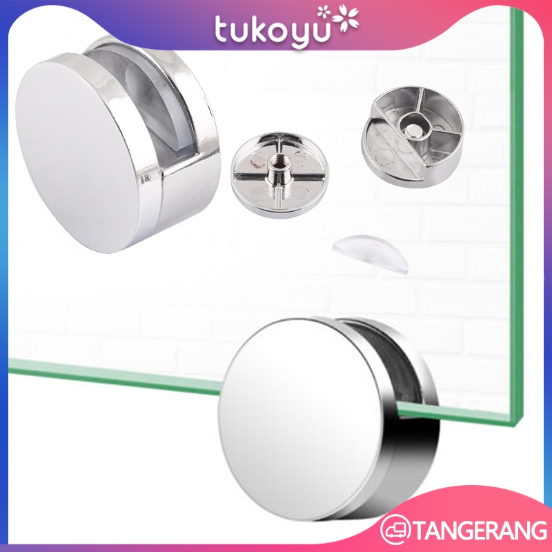 Jual 4pcs Klip Penjepit Cermin Kaca/Mirror Holder Clamp/Klem Jepit Kac ...