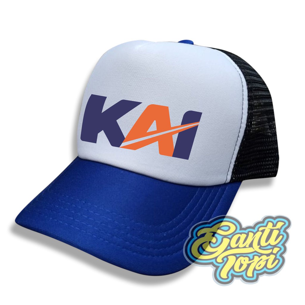 Jual Topi Kereta Api Indonesia - Logo KAI trucker jaring distro ...