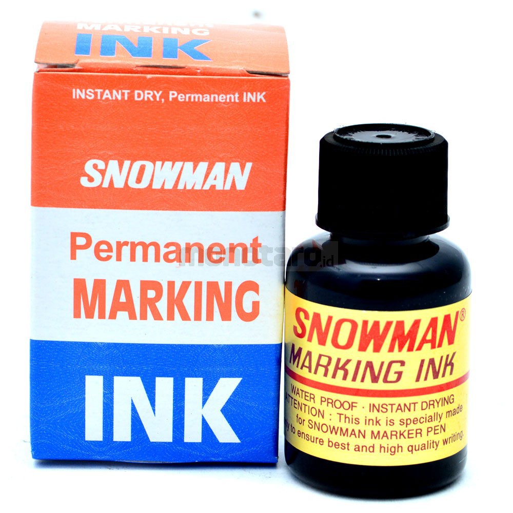 TINTA SPIDOL PERMANENT SNWOMAN / SNOWMAN PERMANENT MARKING INK / REFFIL ...