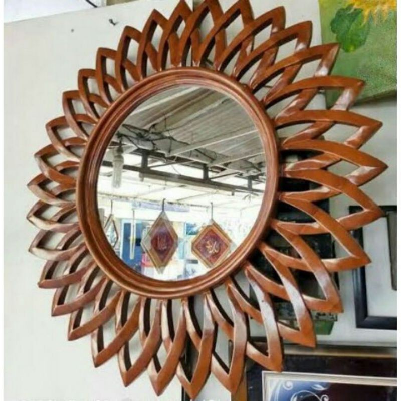 Jual MIRROR DECORATION FIGURA KACA CERMIN DINDING HIAS UKIRAN MEWAH ...