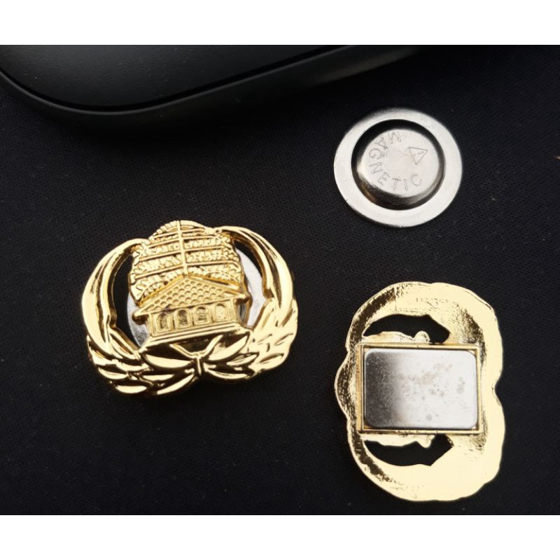 Jual Pin Korpri 3cm kuningan sepuh emas mengkilap ORIGINAL | Shopee ...