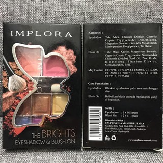 Jual IMPLORA EYESHADOW & BLUSH ON - IMPLORA KUPU - IMPLORA 2 IN 1 ...