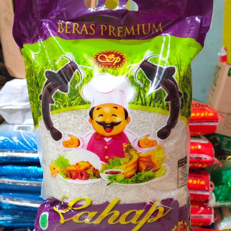 Jual Beras Premium Merk Lele Lahap 5 kg | Shopee Indonesia