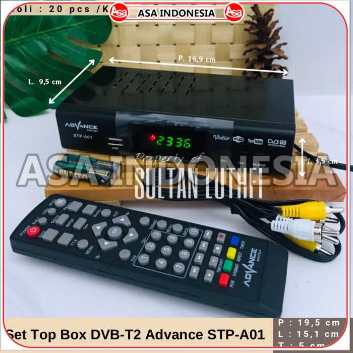 Jual Set Top Box DVB-T2 Advance STP-A01 - ASA Indonesia | Shopee Indonesia