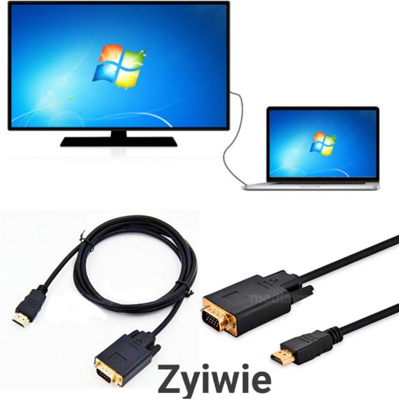 Jual Kabel For Hdmi Male To Vga Male HD-15 / Kabel For Hdmi To Vga ...