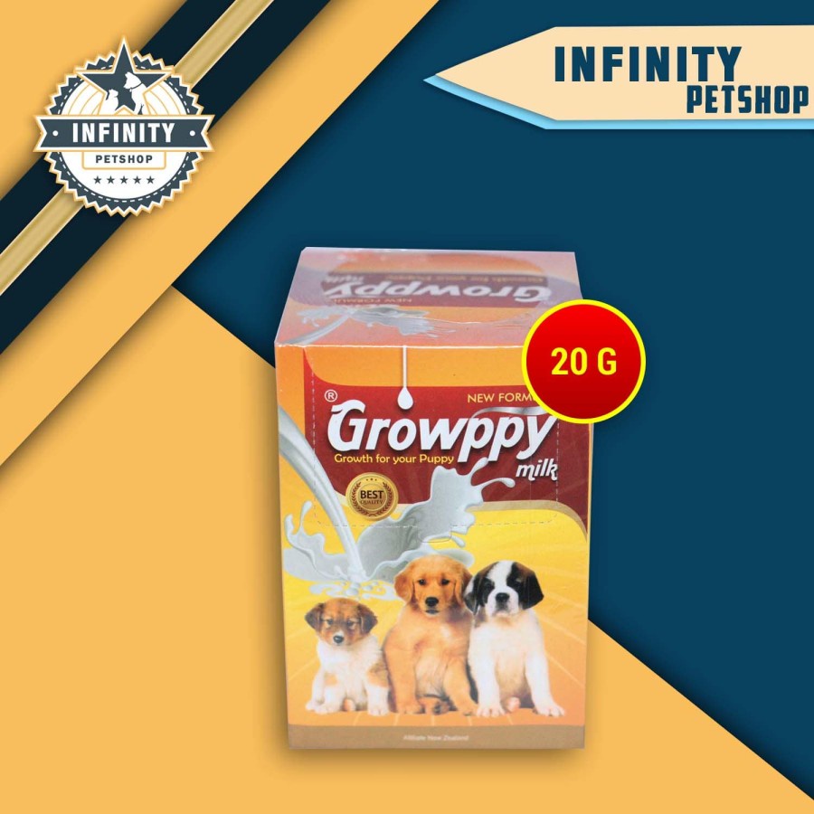 Jual SUSU ANAK ANJING PUPPY MILK GROWPPY DOG MILK PUPPY 30 GR ANAKAN SACHET | Shopee Indonesia