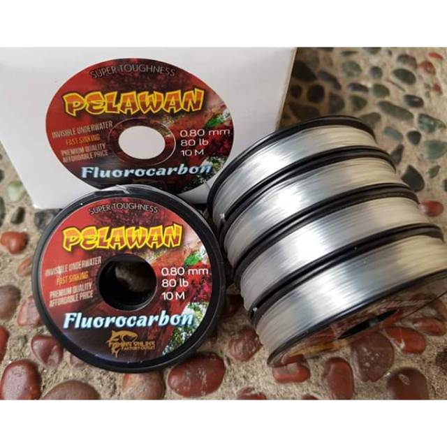 Jual Pelawan Fluorocarbon 80 lbs 10 m | Shopee Indonesia