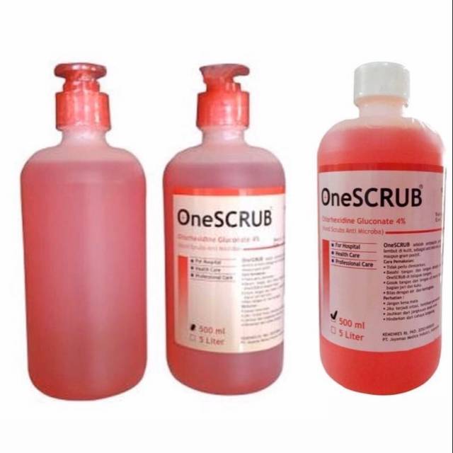Jual Original Sabun Antiseptik OneScrub 500ml Chlorhexidine 4% | Shopee ...