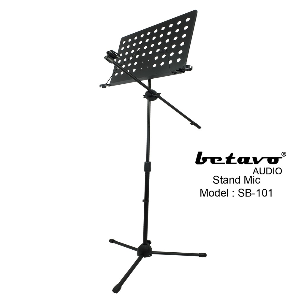 Jual Betavo Audio Stand Mic Stand Book SB 101 Professional Stand Mic ...