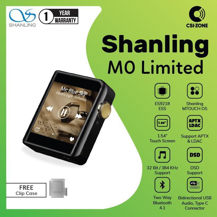 Jual Shanling M0 Hi-Res Portable Digital Audio Music Player Bluetooth ...