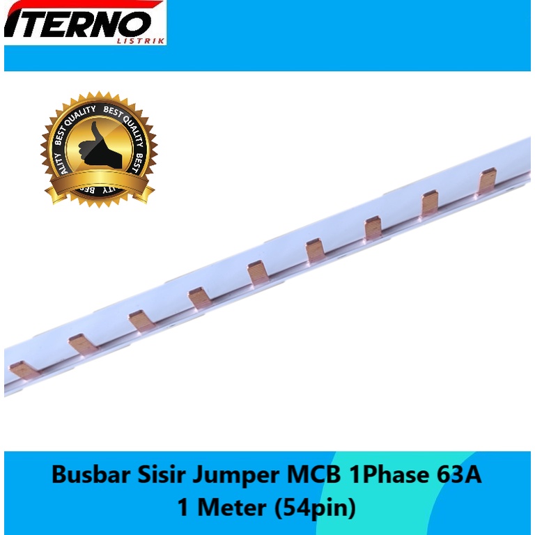 Jual Busbar Sisir Rel Sisir MCB 1Phase 63A 1M Iterno | Shopee Indonesia