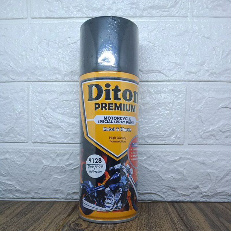 Jual Pylox pilox pilok cat semprot diton premium 400 cc 400cc clear gloss + activator 9128 ...