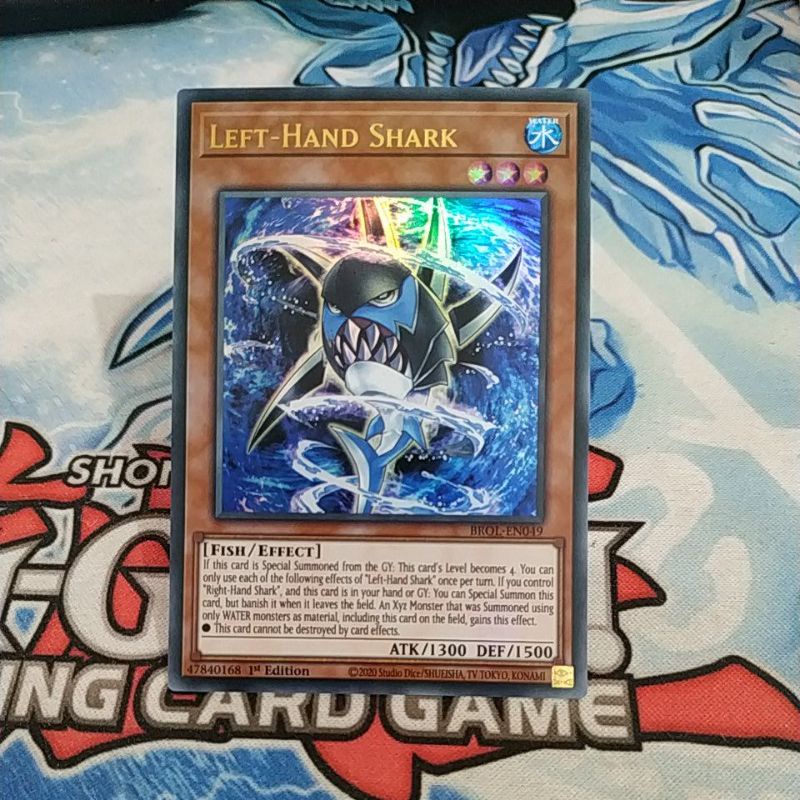 Jual yugioh left hand shark BROL original | Shopee Indonesia