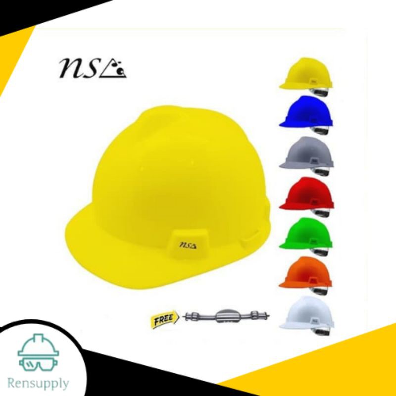 Jual Helm Safety/Helm Proyek NSA Lokal Inner Biasa + Tali Dagu | Shopee ...