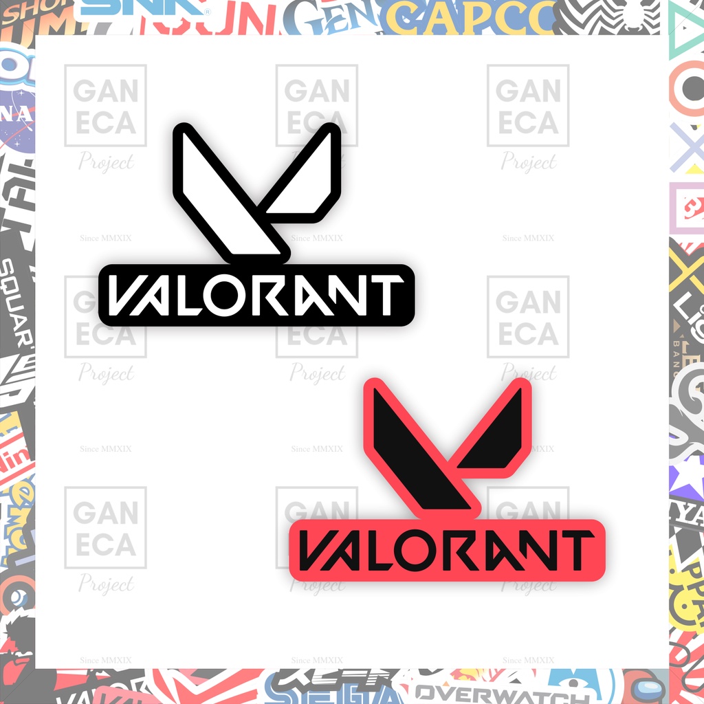 Jual Stiker / Sticker Pack VALORANT (Stiker Helm / Motor / Laptop / HP ...