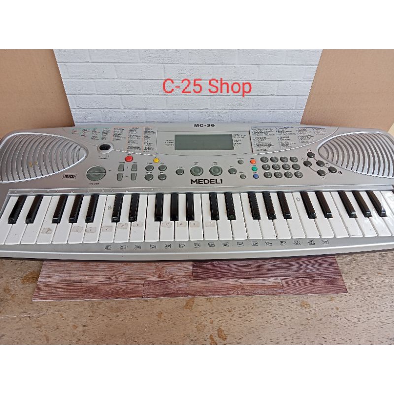 Jual Electronik Keyboard MC-36 Medeli second Indonesia|Shopee Indonesia