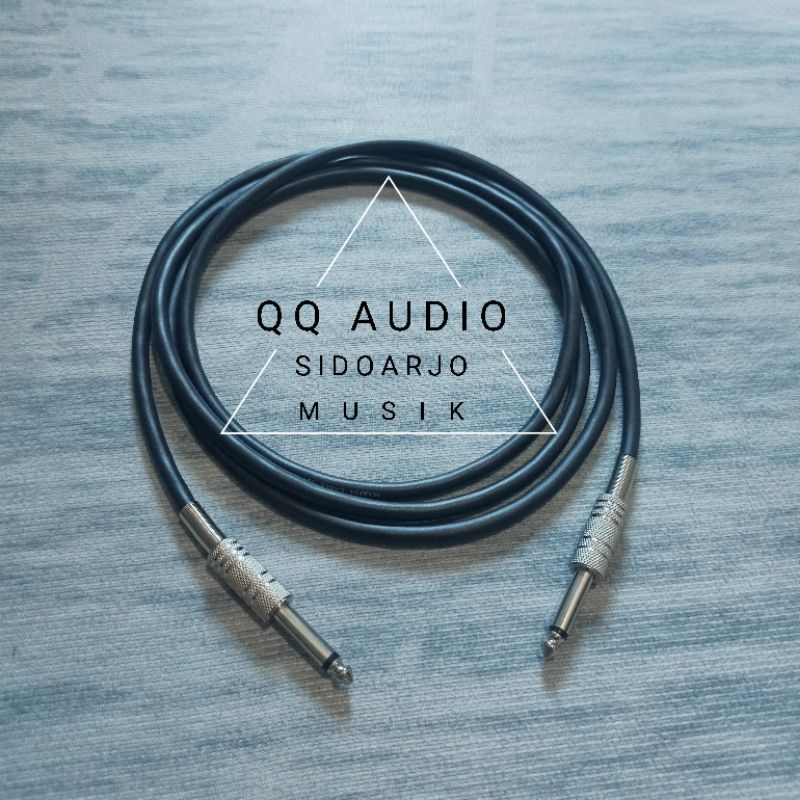 Jual Kabel Jack Gitar Bass Keyboard / Jack akai to akai besi | Shopee ...