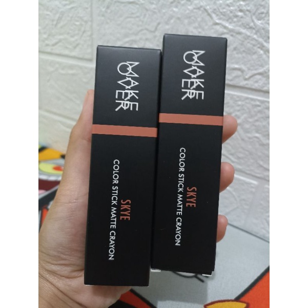 Jual makeover color stick matte crayon (skye) | Shopee Indonesia