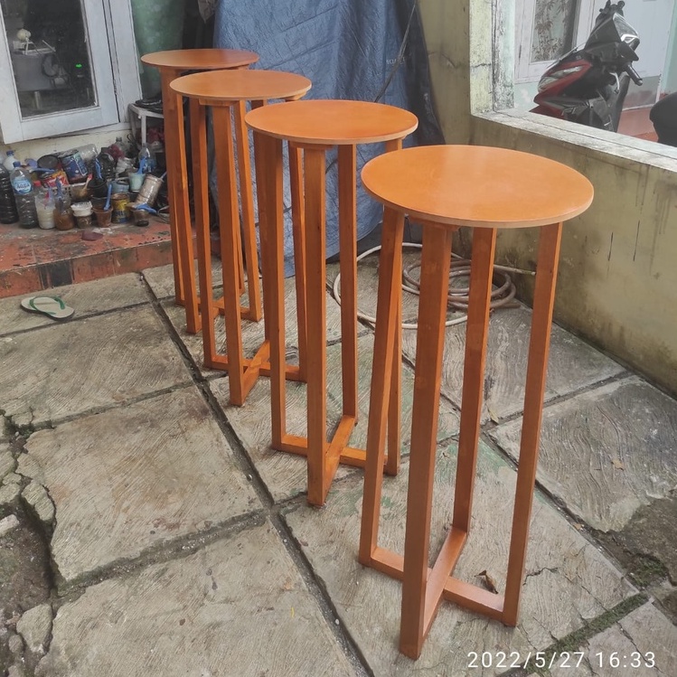 Jual saMju Meja Bar Minimalis Meja Tinggi Bulat Meja Cafe Scandinavian ...