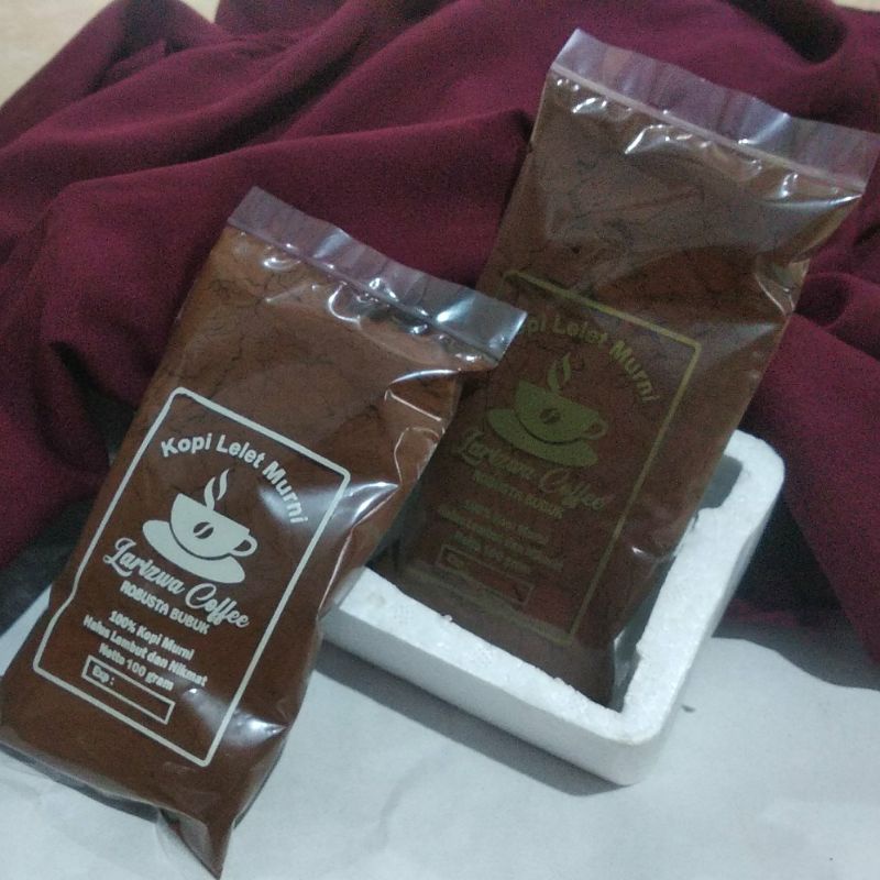 Jual Kopi Hitam Bubuk Robusta Kopi Lelet Khas Lasem Rembang | Kopi ...