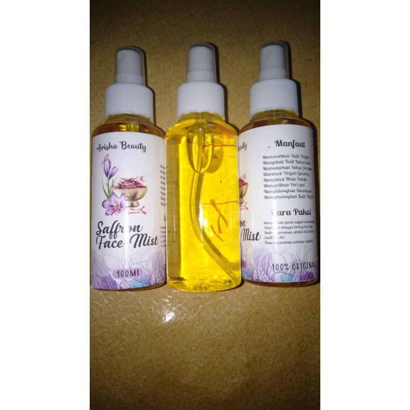Jual saffron face mist original 100% (arisha skincare) | Shopee Indonesia