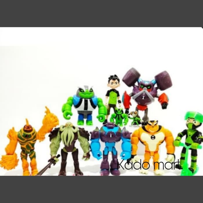 Jual MAINAN ANAK BEN 10 FIGURE SET ISI 9 PCS | Shopee Indonesia