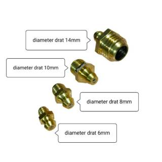 Jual grease nipple M6 * 1.0 x drat ulir metric metrik matrik logam ...