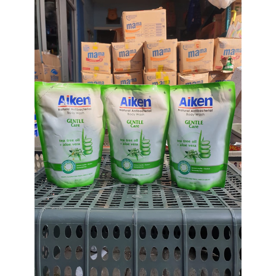 Jual AIKEN Body wash 450 ml | Shopee Indonesia