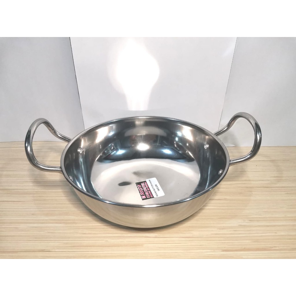 Jual Panci Wajan Mini Stainless 17,5cm ROSH - Kadai 17,5cm Indonesia ...