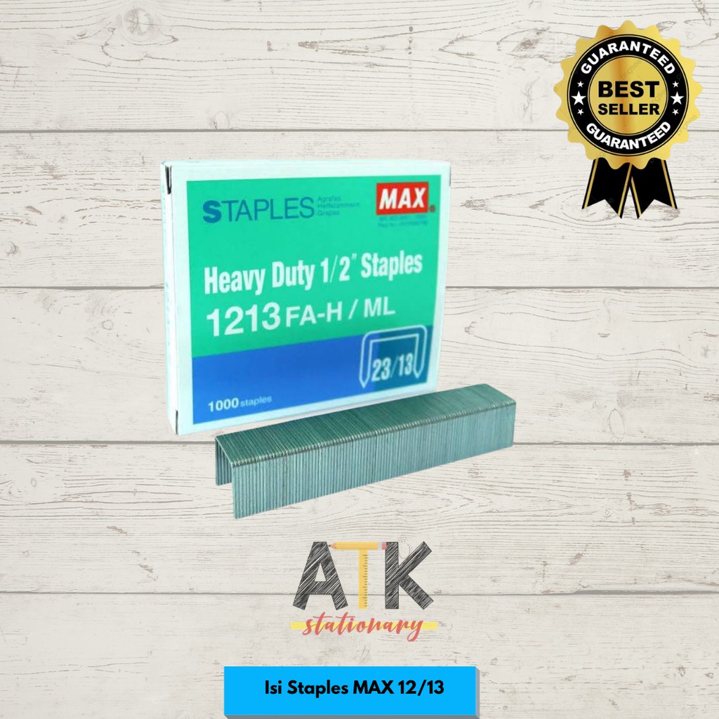 Isi Staples Max 1213 FA-H/ML Heavy Duty atk | Shopee Indonesia