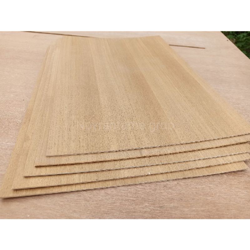 Jual multiplek / triplek teakwood 3mm (60x40)cm, triplek motif jati ...