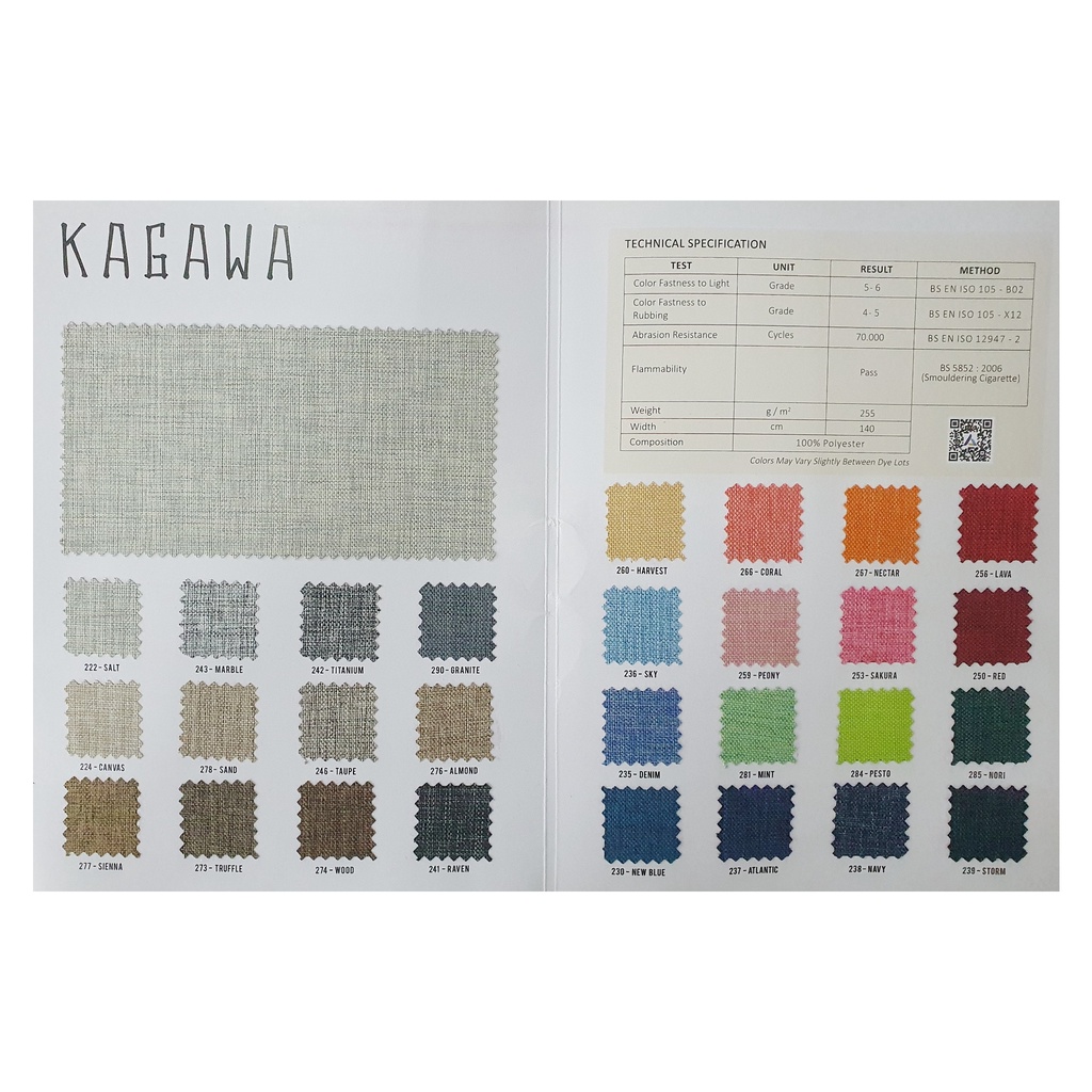 Jual BUKU KATALOG / SAMPLE PILIHAN WARNA KAIN DAN TEKSTUR CONTOH ...