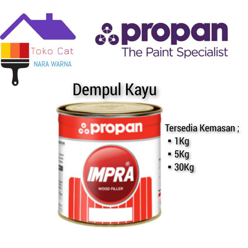 Jual Propan Impra Wood Filler Dempul Kayu 1kg | Shopee Indonesia