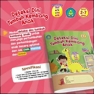 Jual Buku DDTK - Deteksi Dini Tumbuh Kembang Anak PAUD TK Usia 2-7 Tahun Indonesia|Shopee Indonesia