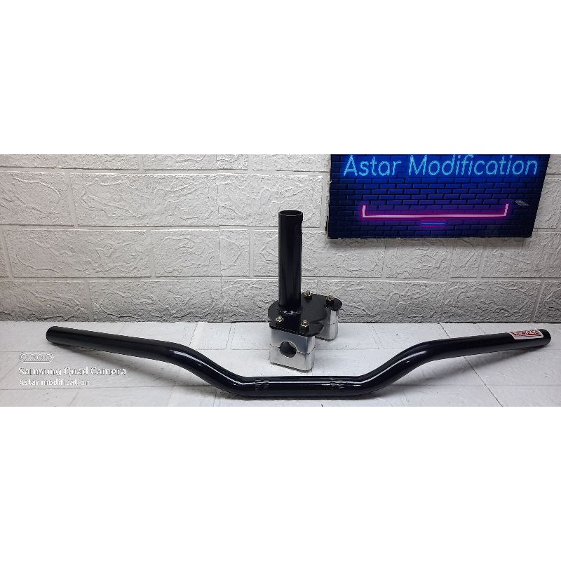 Jual stang stir RZR motor dan dudukan adapter trondol universal | Shopee Indonesia