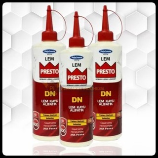 Jual Lem PRESTO DN 600Gr Lem Kayu Presto DN 600 grm Lem Putih Multiplek ...